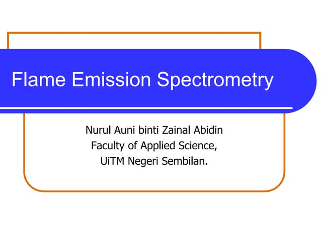 Inductively coupled mass spectrometry | PPT