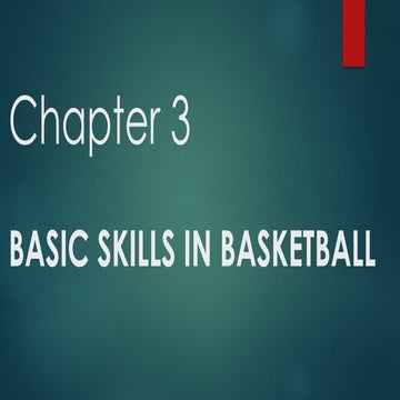 Chapter 3 basic skills.pptx basic skills | PPTX