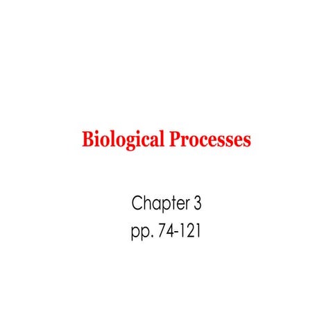 Chapter3 biological processes | PPT