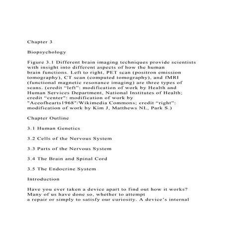 Chapter 3BiopsychologyFigure 3.1 Different brain imagi.docx