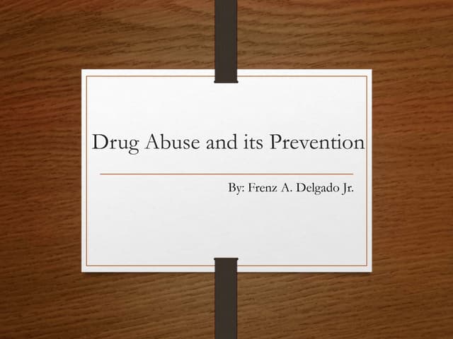 Long Term and Short Term Effects of Drug Use, Abuse and Misuse (Grade 9 ...