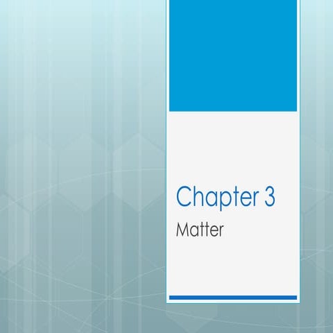 Chapter 3 chemistry | PPTX