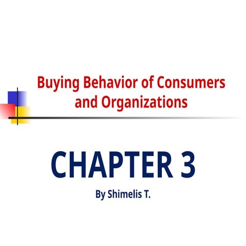 Consumer behaviour | PPT