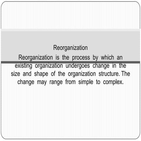 Chapter 3D - DELEGATION AND REORGANIZATION | PPTX