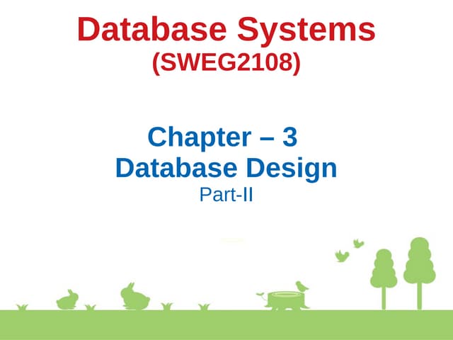 Chapter – 3 Database Design P-II.pdf Chapter – 3 Database Design P-II.pdf