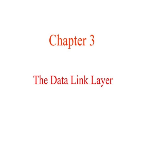 This layer is the protocol layer that transfers data between nodes on a network segment across ...