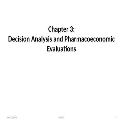 Pharmaceutics and decision-making analysis ppt | PPTX