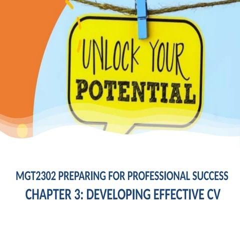 CHAPTER 3 DEVELOPING AN EFFECTIVE CV.pptx