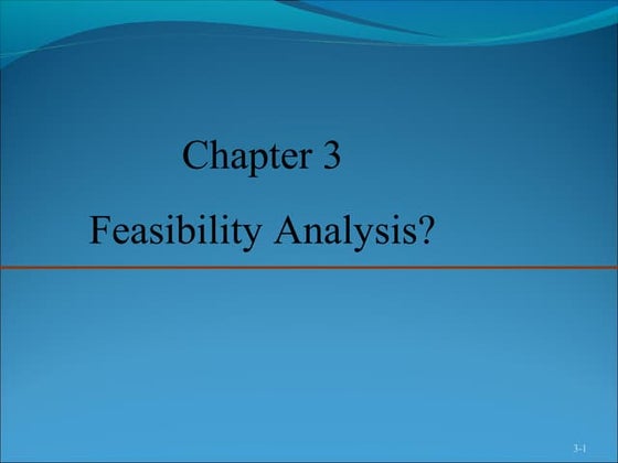 Feasibility study presentation | PPTX