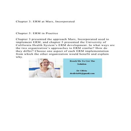 Chapter 3 ERM at Mars, IncorporatedChapter 5 ERM in Pr.docx