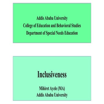 Chapter 3 inclusiveness.ppt Inclusiveness freshman course Ethiopia | PPT