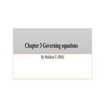 Chapter 3 Fluid-flow equations for CFD.pptx