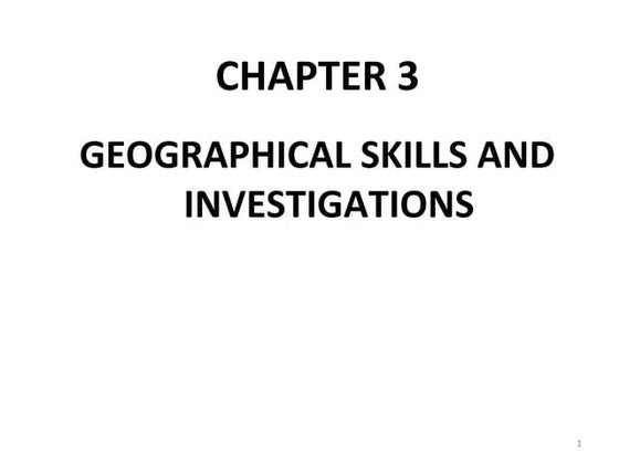 GEOGRAPHY YEAR 9 SKILLS - MAPS | PPT