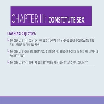 CHAPTER 3 GENDER & SOCIETY BSCRIM 1ST YEAR.pptx | Free Download