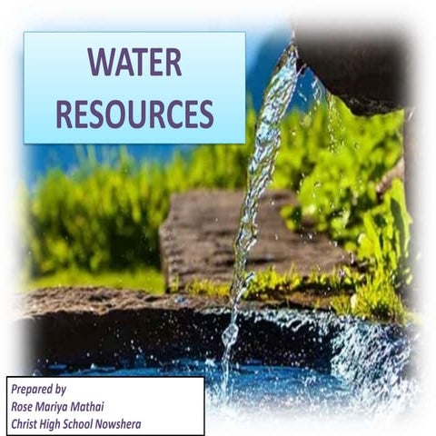 Chapter 3 geography water resources | PDF