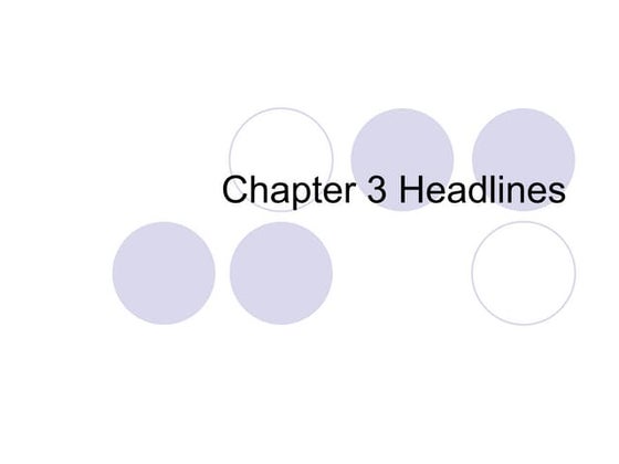 Chapter 6 a straight news story | PPT | Law