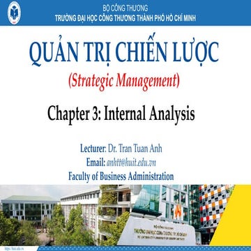 Chapter 3_Internal Analysis.pdf strategic management | PDF