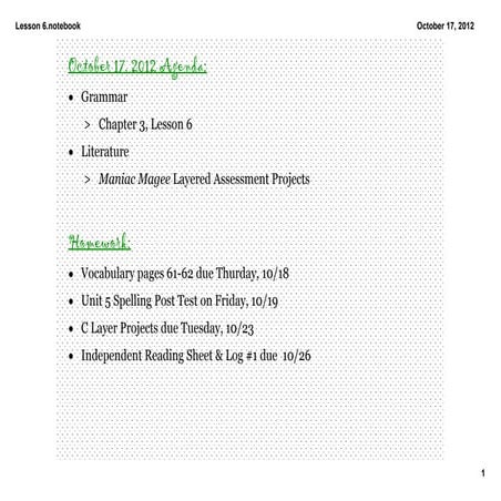 Chapter 3, Lesson 6 | PDF