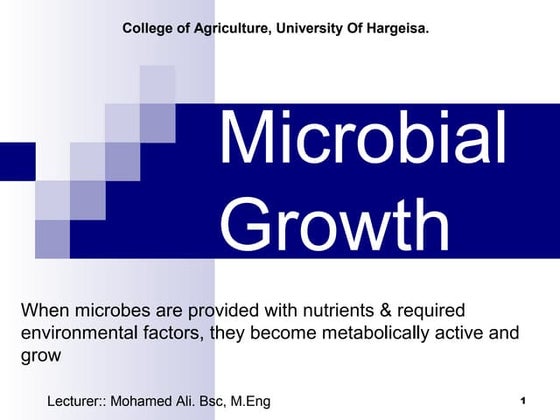 Bacterial growth : Diauxic growth,Synchronous growth and continuous ...