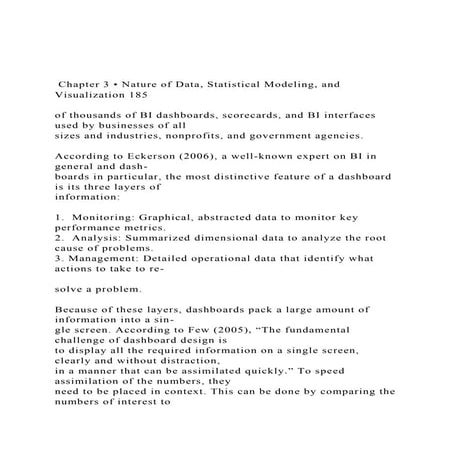 Chapter 3 • Nature of Data, Statistical Modeling, and Visuali.docx