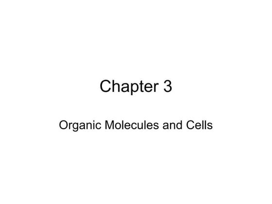 3. biological macromolecules, bio 101 | PPT
