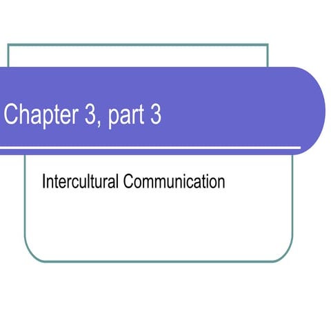 Chapter 3 Part 3 | PPT