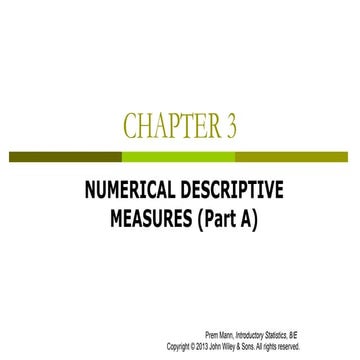 CHAPTER 3 part A.pptx business statistics | PPTX