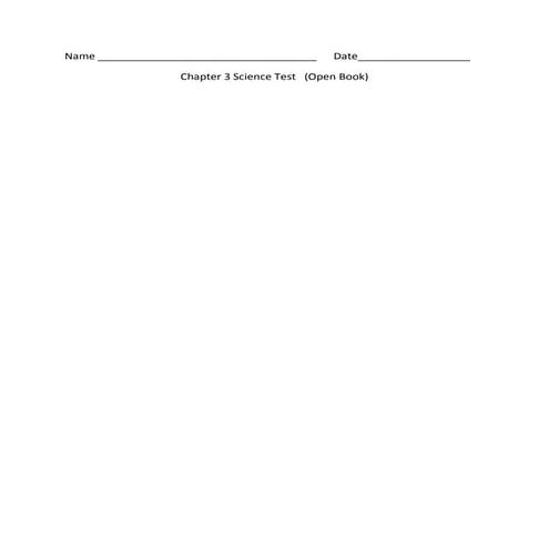 Chapter 3 science | PDF