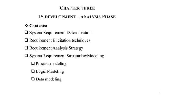 System Analysis Fact Finding Methods | PPTX