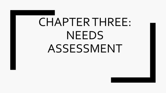 Task analysis and training need assessment | PPT