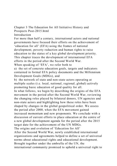 The History of TVET | PDF