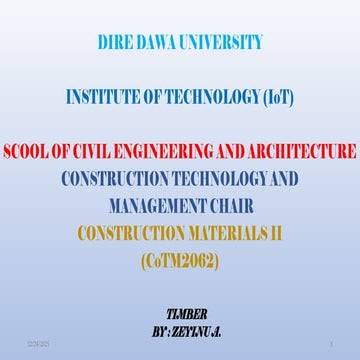 Chapter 3: Construction Materials Timber part .pptx