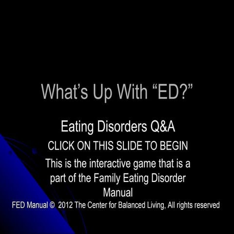 Strategies To Deal With Selective Eating Disorder | PPTX