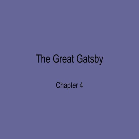 Chapter 4 | PPT | Fiction | Books and Literature