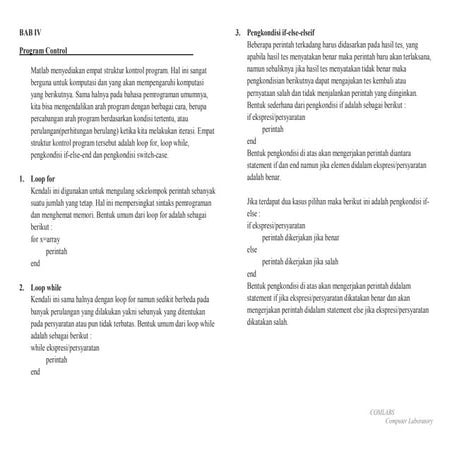 Matlab Tutorial Chapter 4 | PPT