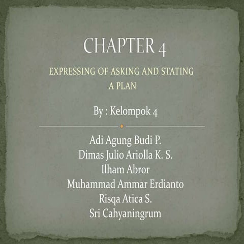 asking our plan | PPTX