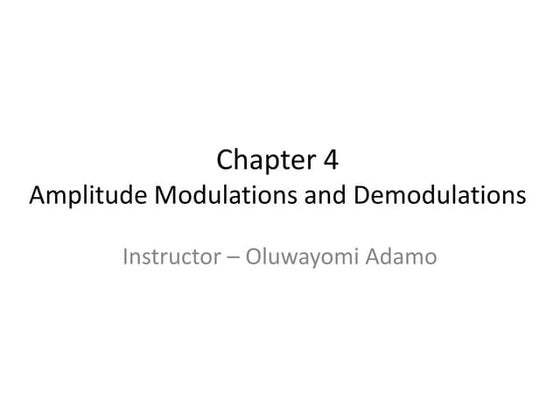 Generation of SSB and DSB_SC Modulation | PPTX | Digital Audio ...