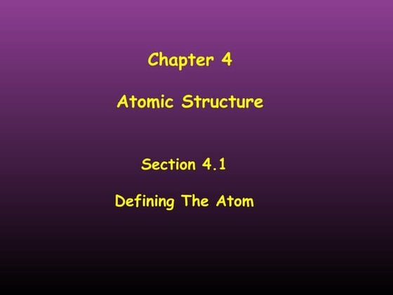 Atomic Structure- Lesson for Grade 7 students | PPTX | Chemistry | Science
