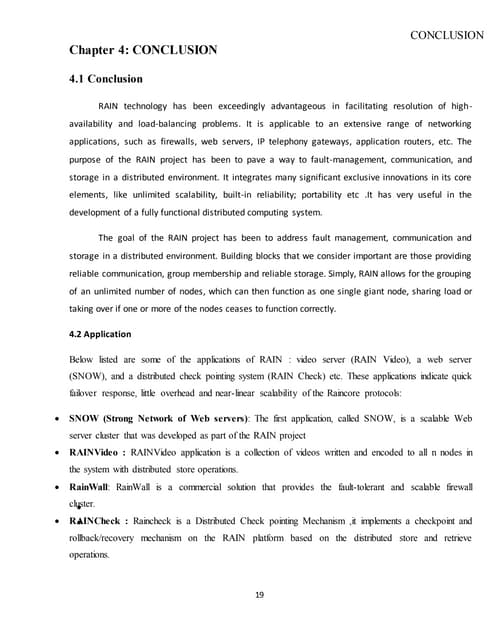 References of rain technology | DOCX