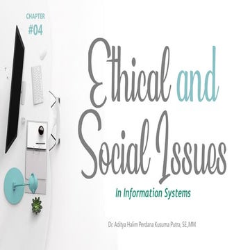 Chapter 4. ethical and social issues i | PPT