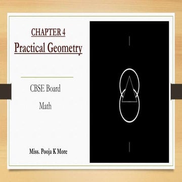 Chapter 4 - Practical Geometry (CBSE Board) | PPTX