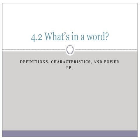 Chapter 4.2 pptx | PPTX