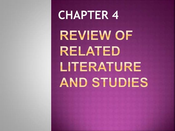 Types of literature review | PPTX | Educational Assessment | Education