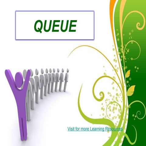 Queue Data Structures Linear Data Structure Ppt