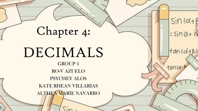 Rounding Decimal Numbers | PPTX