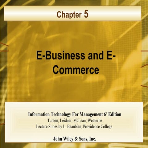 Chapter 4 5-6 - e commerce - m- commerce | PPT