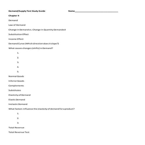 Chapter 4 5 study guide | DOCX