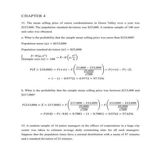 Statistics and Probability_Chapter 4_FTU | PDF