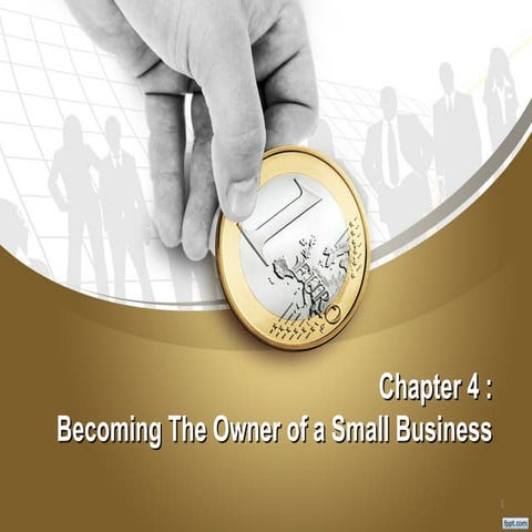Becoming The Owner Of a Small Business | PPT