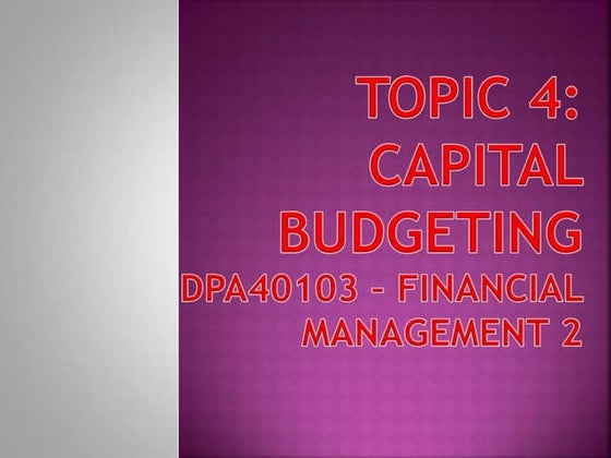 Capital Budgeting Techniques part- 1.pdf